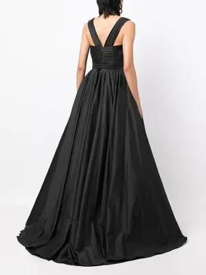 Zuhair Murad Taffeta Gown With Cut-out Detailing