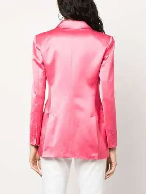 P.a.r.o.s.h Satin Finish Double-breasted Blazer