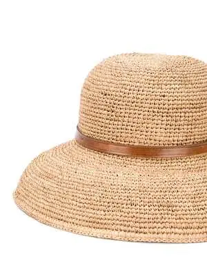 IBELIV Rova Raffia Hat - Brown