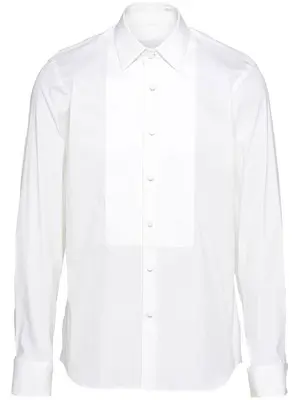 Prada Long-sleeved Poplin Shirt