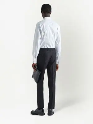 Prada Long-sleeved Poplin Shirt