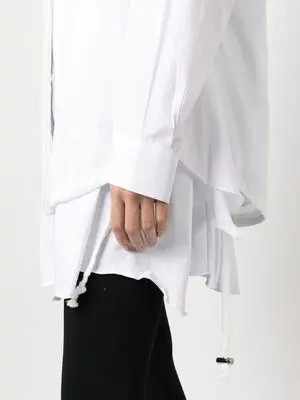 DIESEL® Extra-fabric-detail Shirt - White
