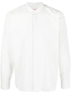 Orlebar Brown Collarless Button-front Shirt - White