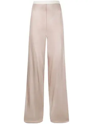 MAISON MARGIELA Elasticated Knitted Trousers - Pink