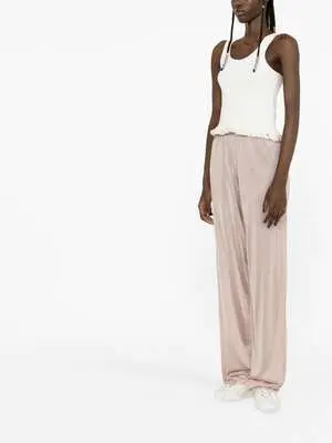 MAISON MARGIELA Elasticated Knitted Trousers - Pink