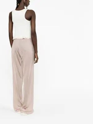 MAISON MARGIELA Elasticated Knitted Trousers - Pink
