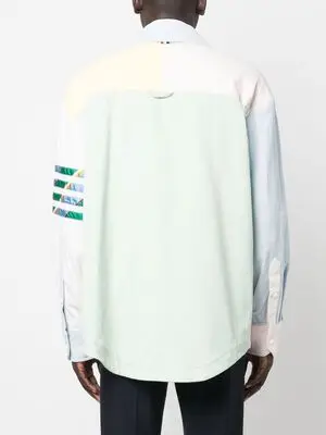 Thom Browne Panelled-design Pastel Shirt