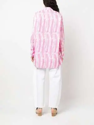 PATOU Abstract-print Mini Shirtdress