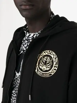 Just Cavalli Logo-print Hoodie
