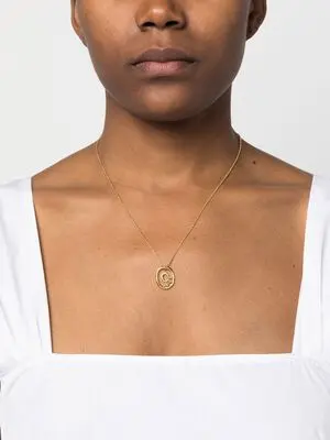MISSOMA Pearl-embellished Initial Pendant Necklace