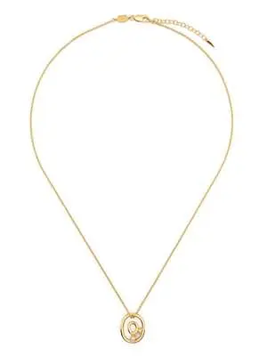 MISSOMA Pearl-embellished Initial Pendant Necklace
