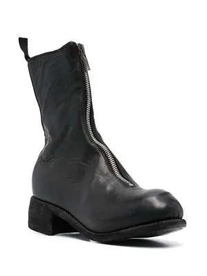 Guidi Front-zip 40mm Leather Boots