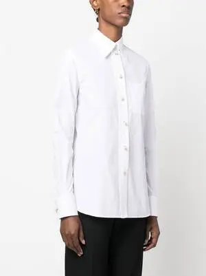 LANVIN Point-collar Cotton Shirt