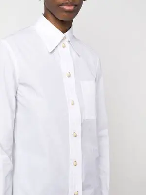 LANVIN Point-collar Cotton Shirt