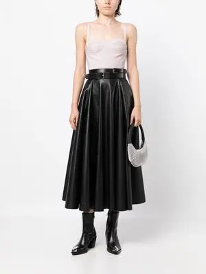 Alexander McQueen Rib-knitted Bustier Crop Top - Pink
