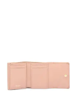 Prada Small Saffiano Leather Wallet - Pink