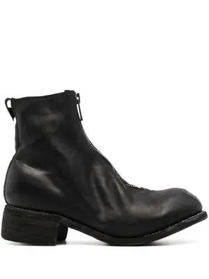 Guidi Front-zip 50mm Leather Boots