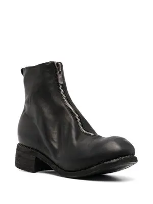 Guidi Front-zip 50mm Leather Boots