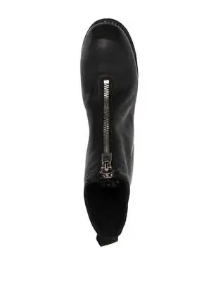 Guidi Front-zip 50mm Leather Boots
