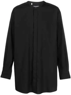 Dolce & Gabbana Collarless Long Shirt
