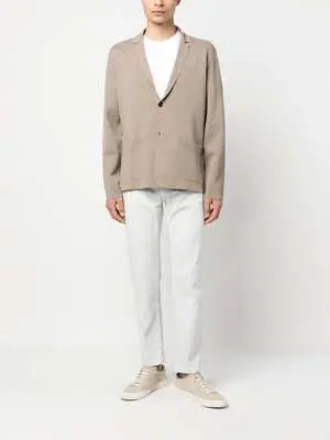 Eleventy Mid-rise Straight-leg Trousers - Grey