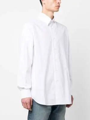 DIESEL® Embroidered-logo Detail Shirt - White