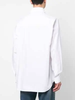 DIESEL® Embroidered-logo Detail Shirt - White