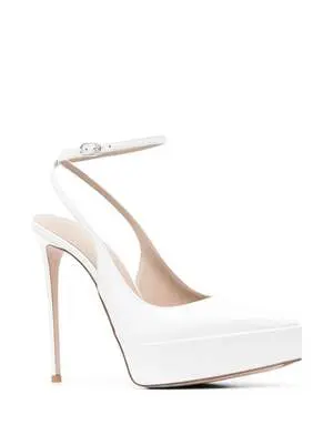 LE SILLA Uma Platform Pumps - White