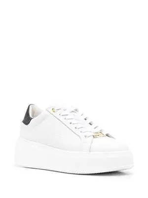 TWINSET Leather Platform Sneakers