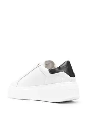 TWINSET Leather Platform Sneakers