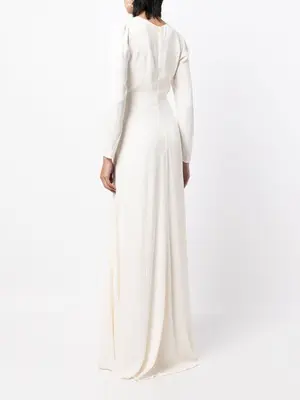 Reformation Gatsby Gathered Maxi Dress In White - 50% Off | Editorialist