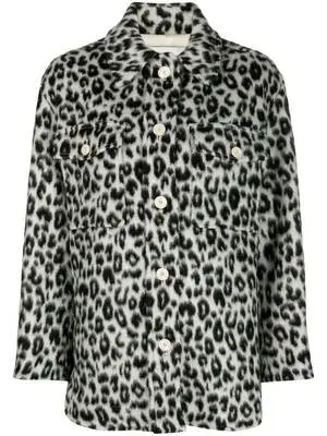 Isabel Marant Étoile Odelino Leopard-print Shirt Jacket