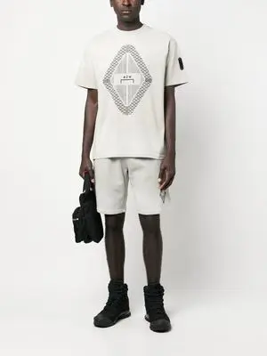 A-COLD-WALL* Elasticated-waist Track Shorts - Grey