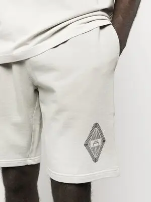 A-COLD-WALL* Elasticated-waist Track Shorts - Grey