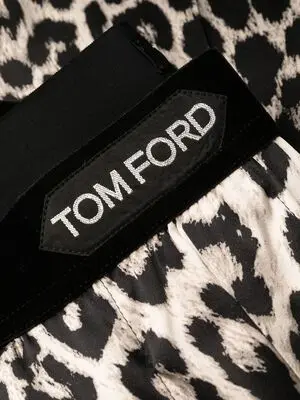 TOM FORD Logo-waist Trousers