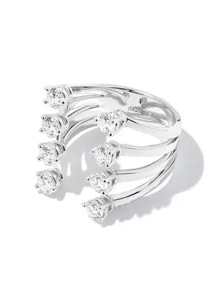 Delfina Delettrez 18kt White Gold Diamond Ring