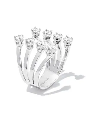 Delfina Delettrez 18kt White Gold Diamond Ring
