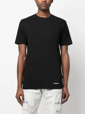 Off-White Scribble Diag Printed T-shirt - Black