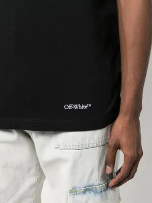 Off-White Scribble Diag Printed T-shirt - Black