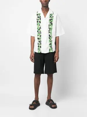 Dsquared2 Leaf-print Short-sleeve Shirt