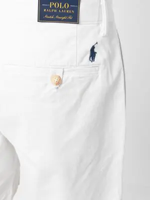 Polo Ralph Lauren Logo Patch Chino Shorts - White