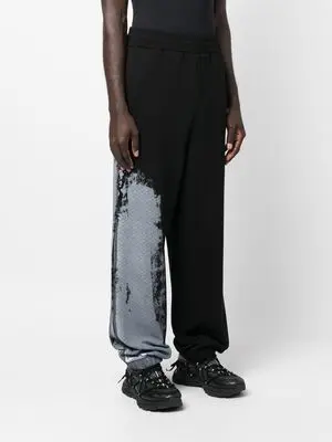 A-COLD-WALL* Abstract-print Track Pants - Black
