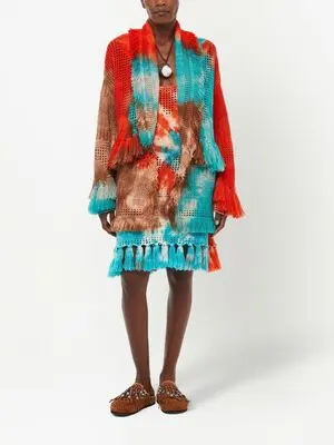 Alanui California Dreaming Tie-dye Cardigan - Orange