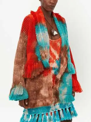 Alanui California Dreaming Tie-dye Cardigan - Orange