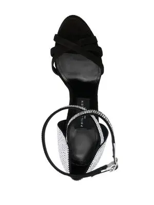 Philipp Plein 160mm Crystal-embellished Platform Sandals