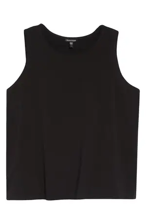 Eileen Fisher Stretch Jersey Tank - Black