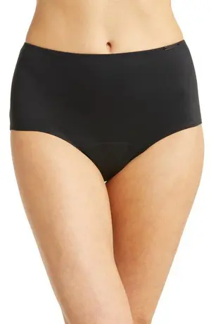 Chantelle Leakproof High Waist Period Briefs - Black-11