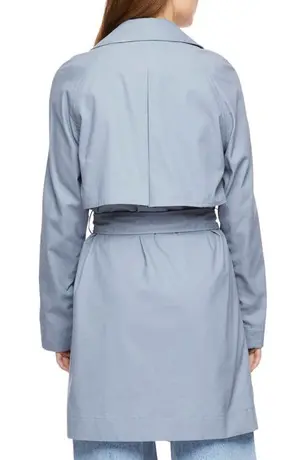 Bernardo Cotton Twill Trench Coat