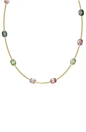 SWAROVSKI Chroma Crystal Station Necklace