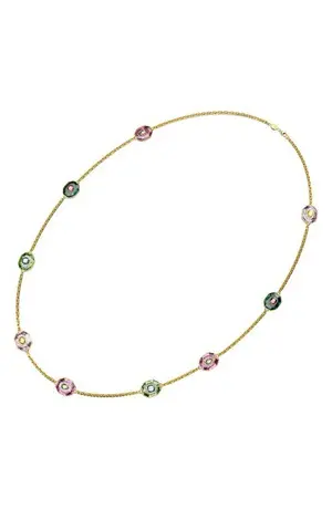 SWAROVSKI Chroma Crystal Station Necklace